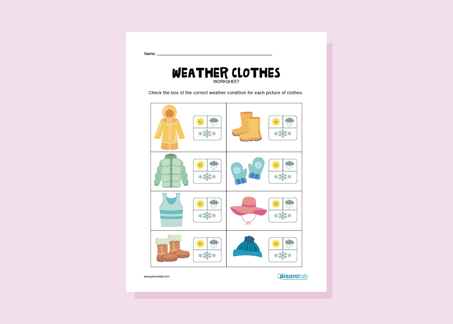 Weather Clothes – PisaraLab